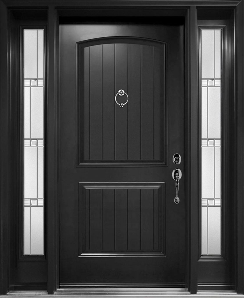 Smooth 2 Panel Camber Top Door | Doortek4U
